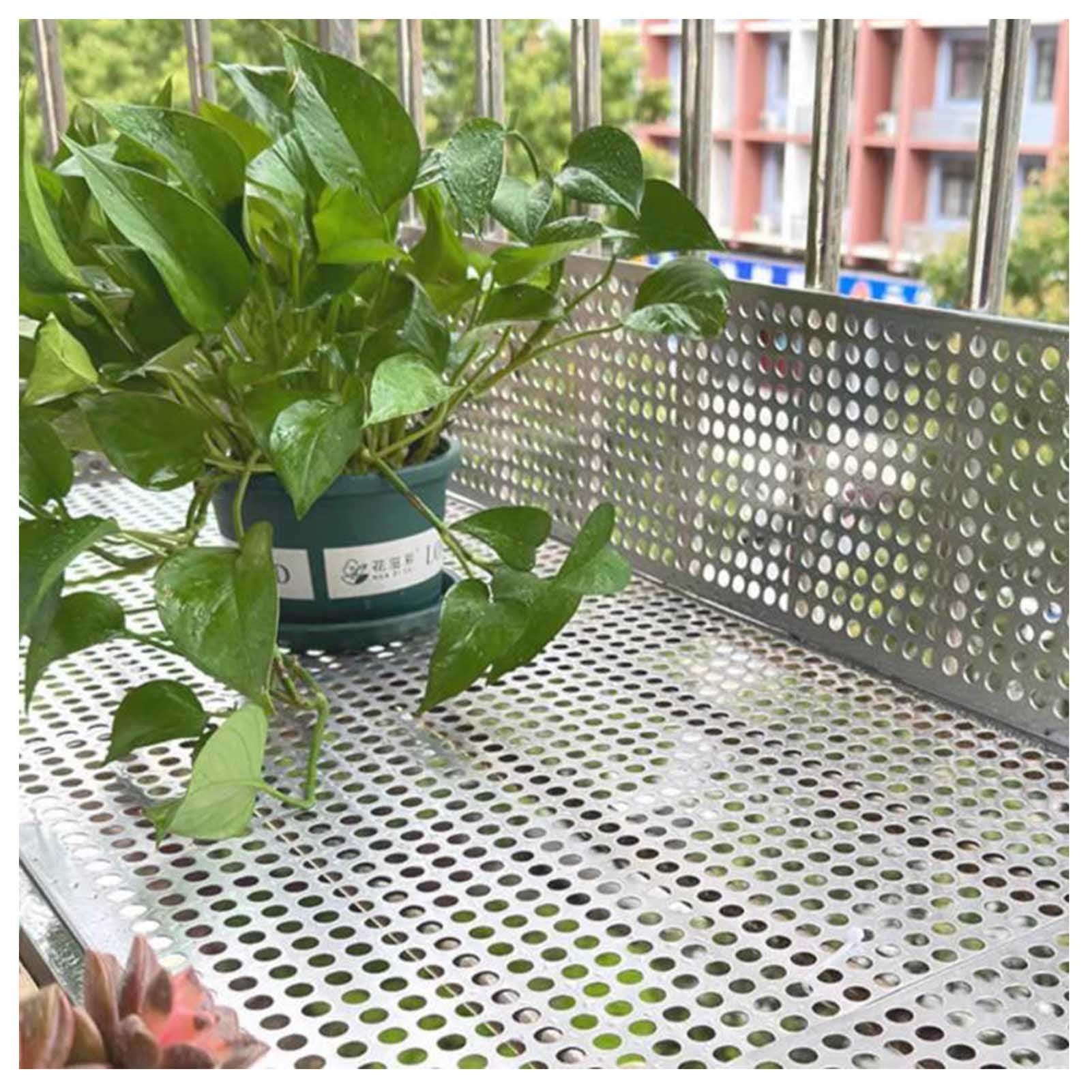 304 Stainless Steel Perforated Sheet,20cm Wide Mesh Sheet Plate,Metal ...