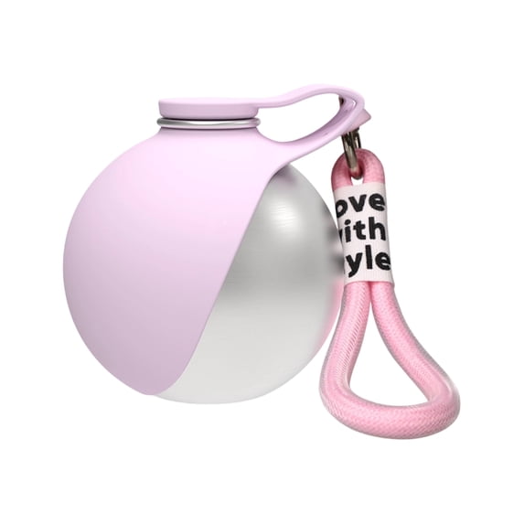 304 Stainless Steel Pet Water Bottle – Round Portable Drinking Cup with ...