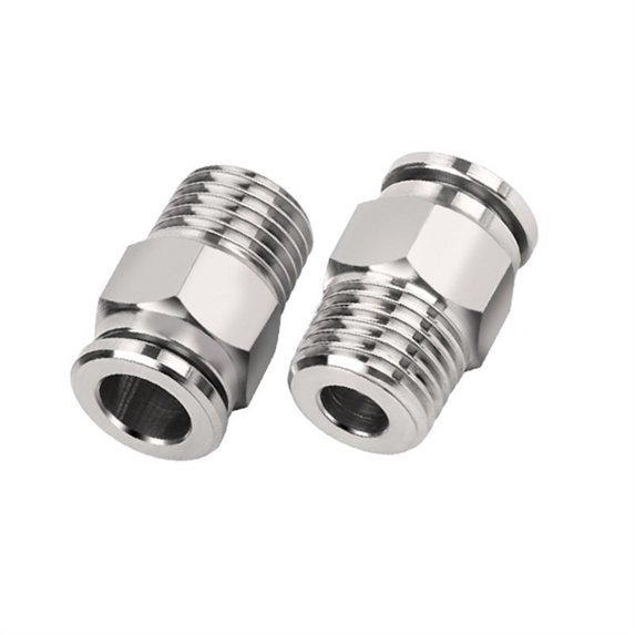 304 Stainless Steel Pneumatic Quick Coupling PC 1/8" 1/4" 3/8" 1/2" NPT ...