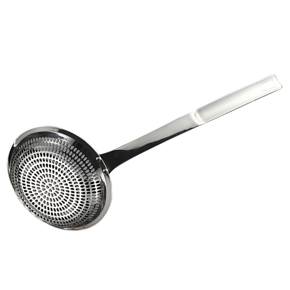 304 Stainless Steel Porous Colander Kitchen Dumpling Noodle Scoop Mesh ...