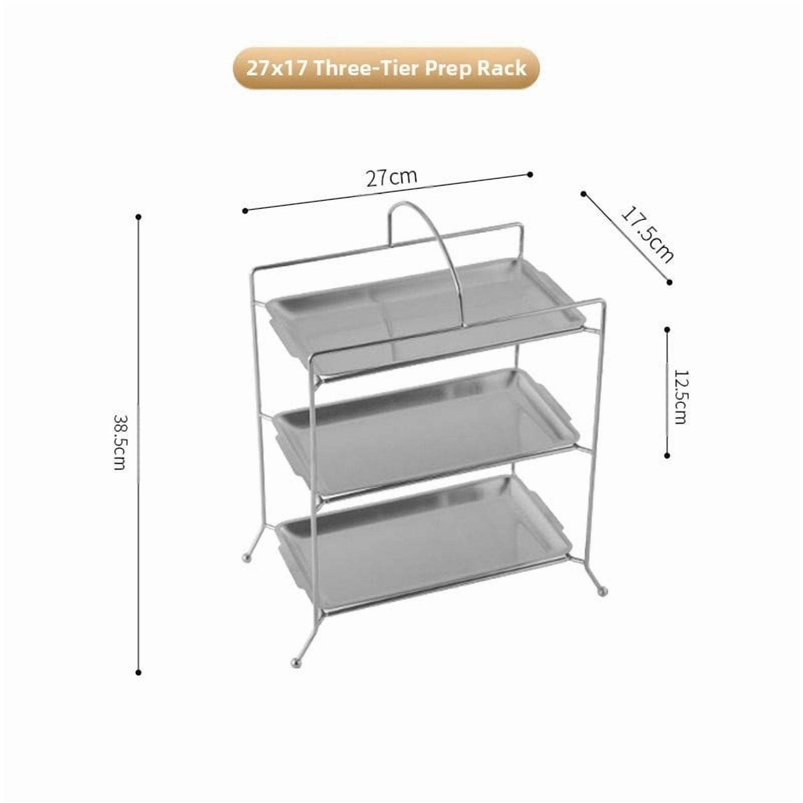 304 Stainless Steel Rectangular Barbecue Serving Rack Commercial ...