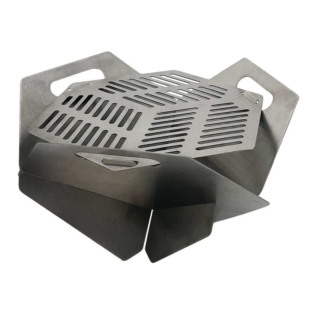 304 Stainless Steel Removable Camping Stove Wood Burning Stove Outdoor ...