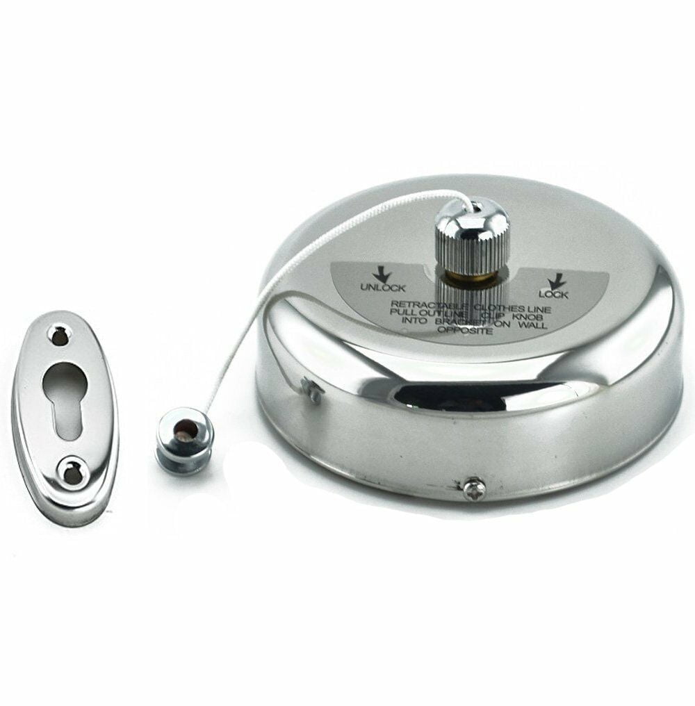 304 Stainless Steel Retractable Single Clothes Line Dryer Laundry ...