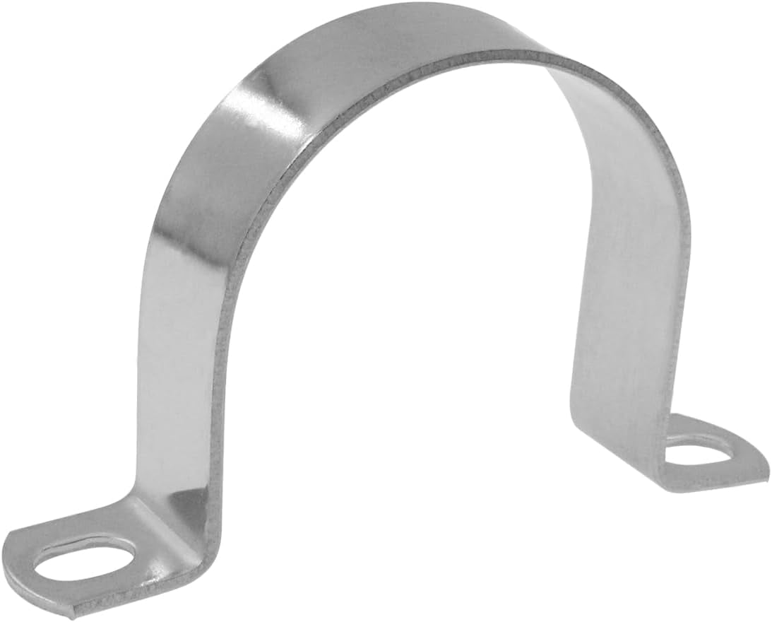 304 Stainless Steel Rigid Pipe Strap, Heavy Duty U-Tube Strap Clamp,U ...