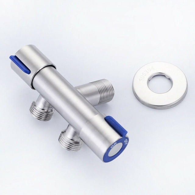 304 Stainless Steel SUS One-In And Two Out Three Way Angle Valve ...