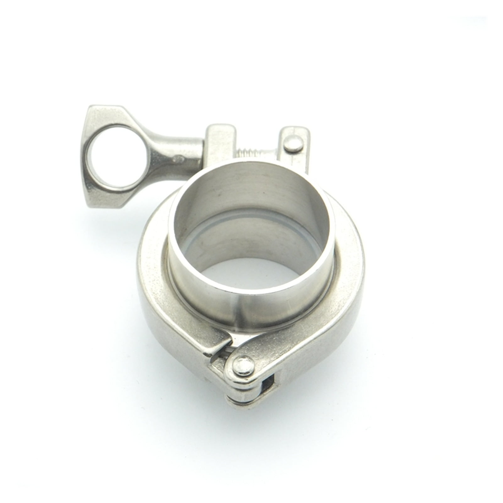 304 Stainless Steel Sanitary Pipe Fitting Set 63mm Pipe OD 2.5" Tri ...