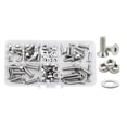 304 Stainless Steel Screw Bolt Nut Washer Kit Countersunk Machine ...