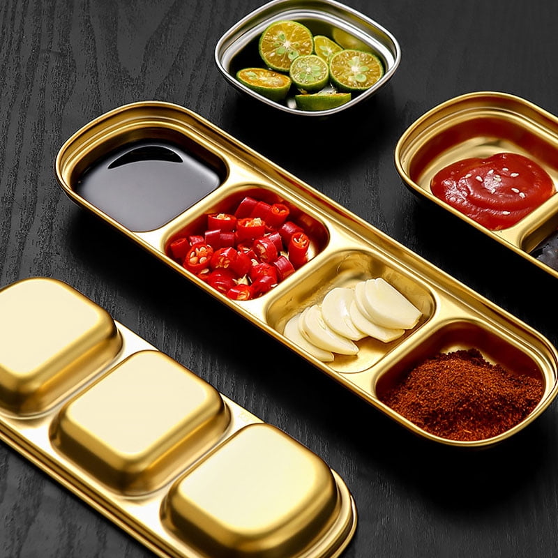 304 Stainless Steel Seasoning Dish Hotpot Restaurant Dipping Dish Sauce ...