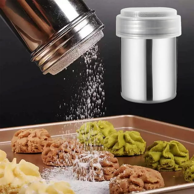 304 Stainless Steel Seasoning Pot, for Matcha Cocoa Coffee Pepper ...
