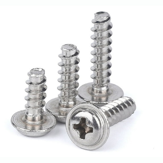 304 Stainless Steel Self-Tapping Phillips C Pan Head Screws Cross Round ...