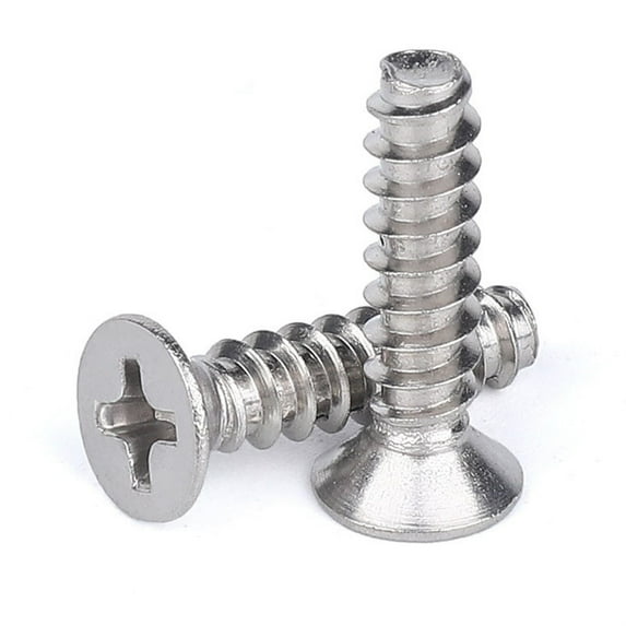 304 Stainless Steel Self-Tapping Phillips Flat Head Screws Cross Screw ...