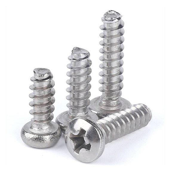 304 Stainless Steel Self-Tapping Phillips Pan Head Screws Cross Break ...