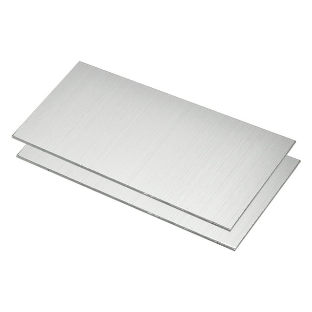 304 Stainless Steel Sheet , 0.08" x 4" x 8" Brushed Finish - Good for ...