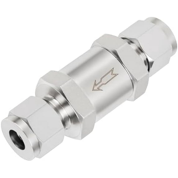 304 Stainless Steel Silver Plated Detachable Compression Check Valve 3/ ...