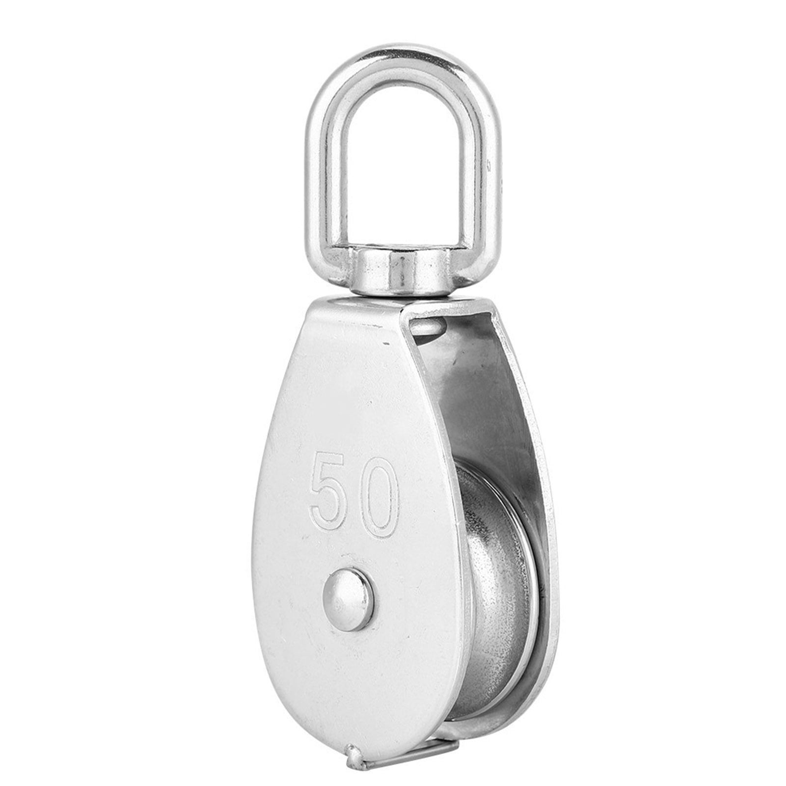 304 Stainless Steel Single Wheel Swivel Pulley, Heavy Duty Lifting Rope ...