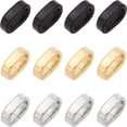 304 Stainless Steel Slide Charms Oval Mixed Color 15x8.5x5mm Hole: 6x12 ...