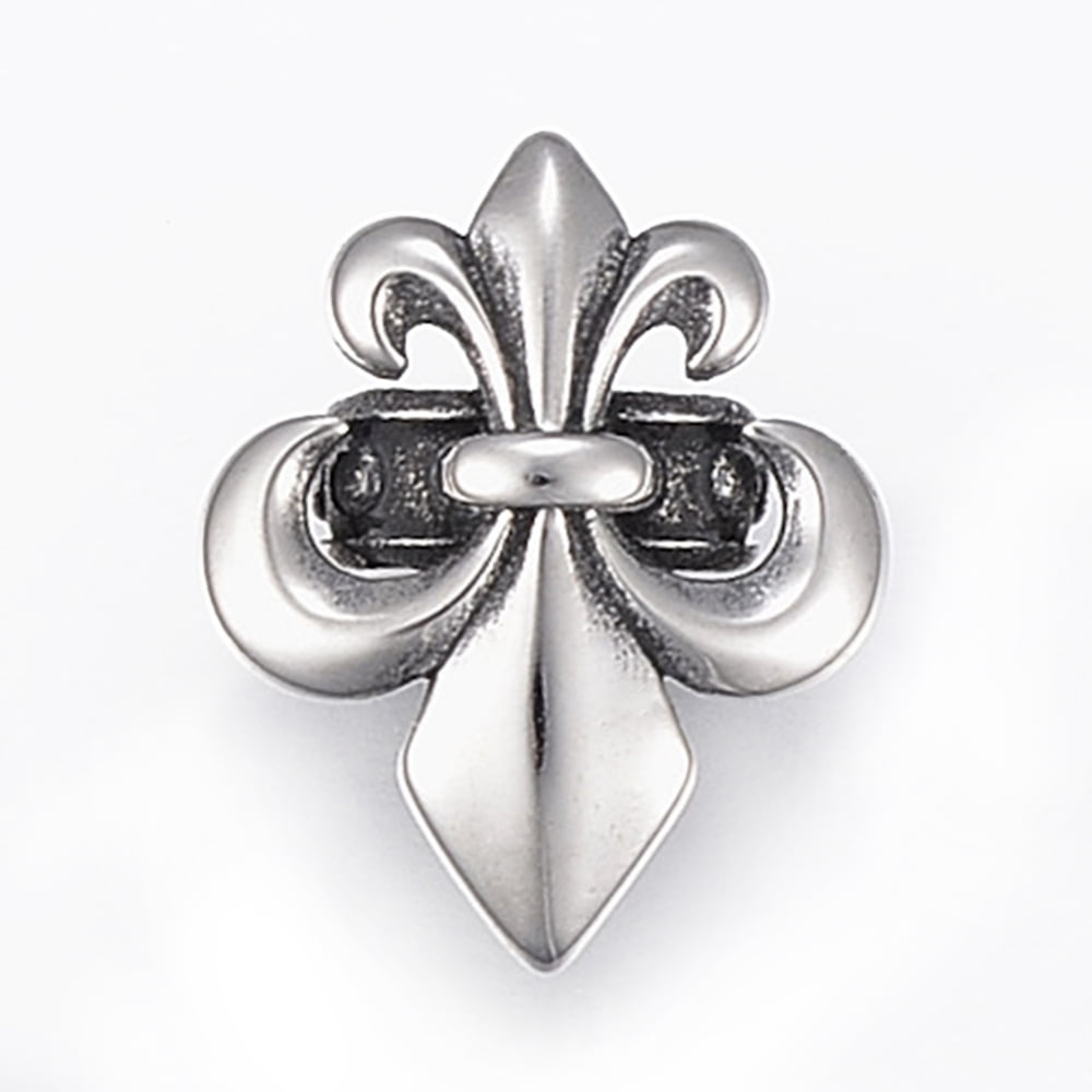 304 Stainless Steel Slide Charms/Slider Beads For Leather Cord ...