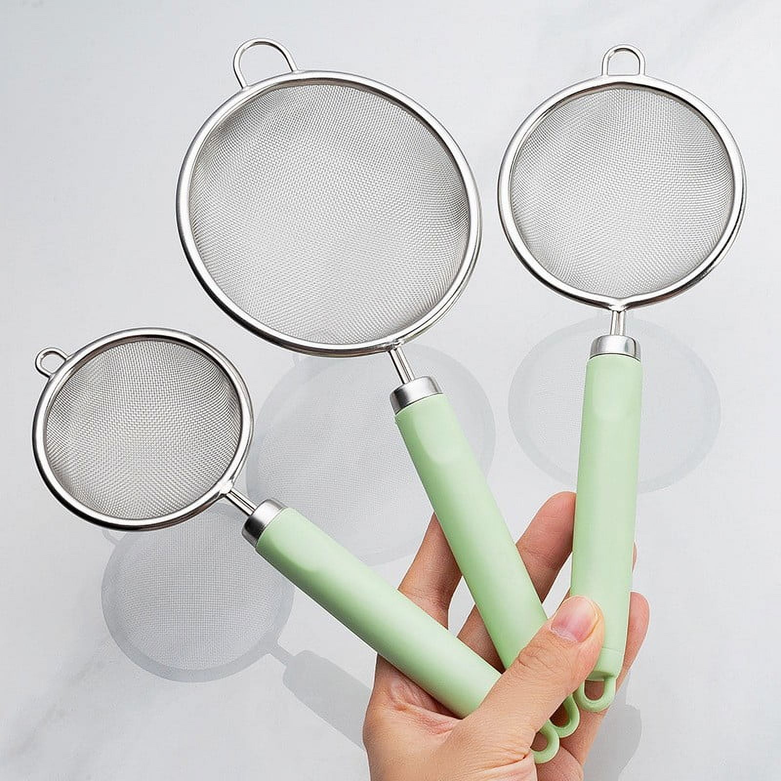 304 Stainless Steel Slotted Spoon Strainer, Oil and Milk Leakage ...