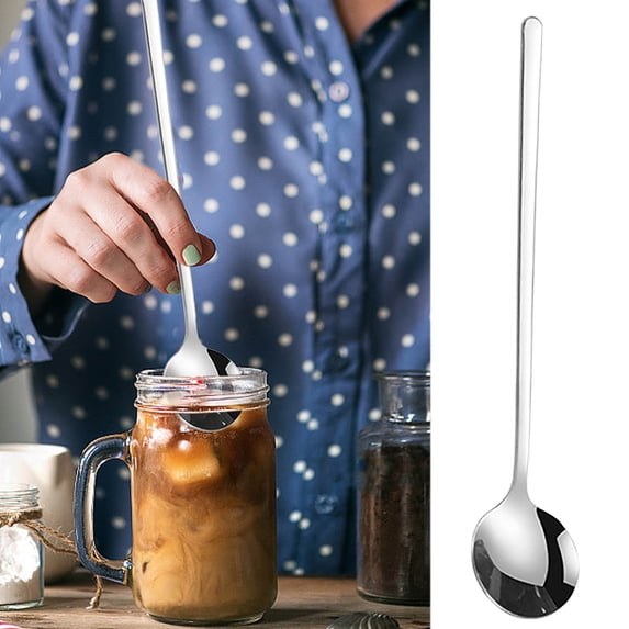 304 Stainless Steel Small Round Spoon | Coffee Stirring Spoon for Hot ...