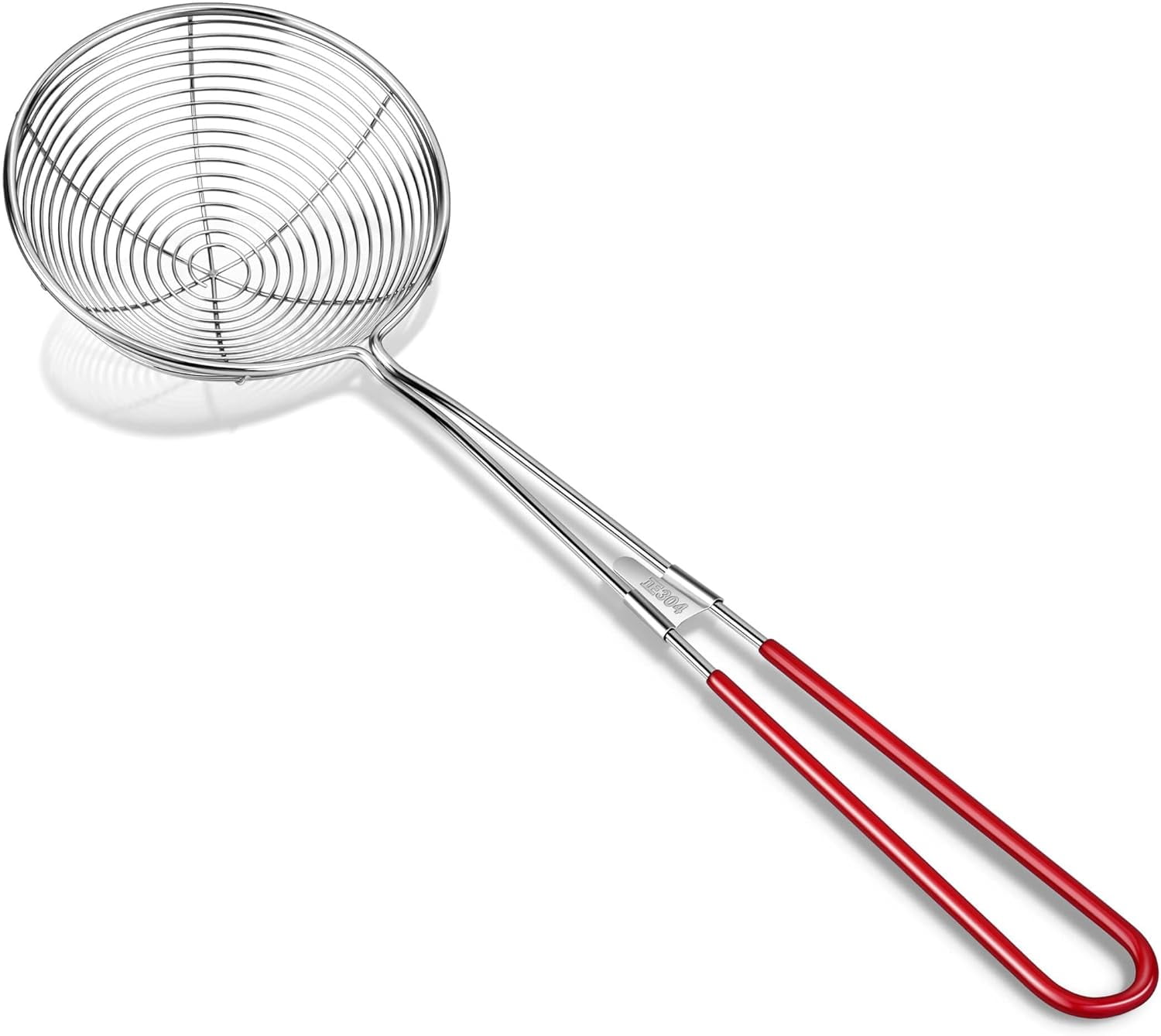 304 Stainless Steel Spider Strainer Skimmer Ladle for Cooking and ...