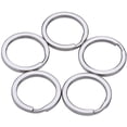 304 Stainless Steel Split Key Rings Keychain Clasp Findings Stainless ...