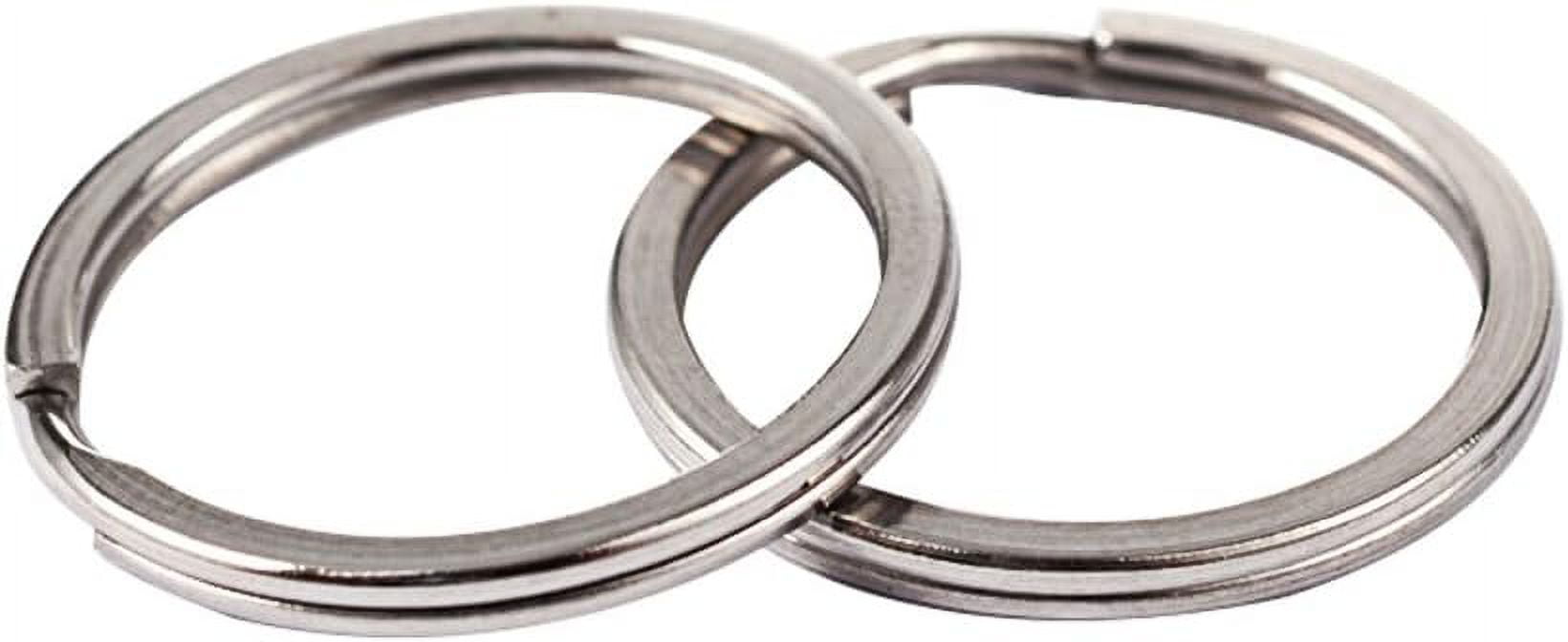 304 Stainless Steel Split Key Rings Stainless Steel Color 2x25mm DIY ...