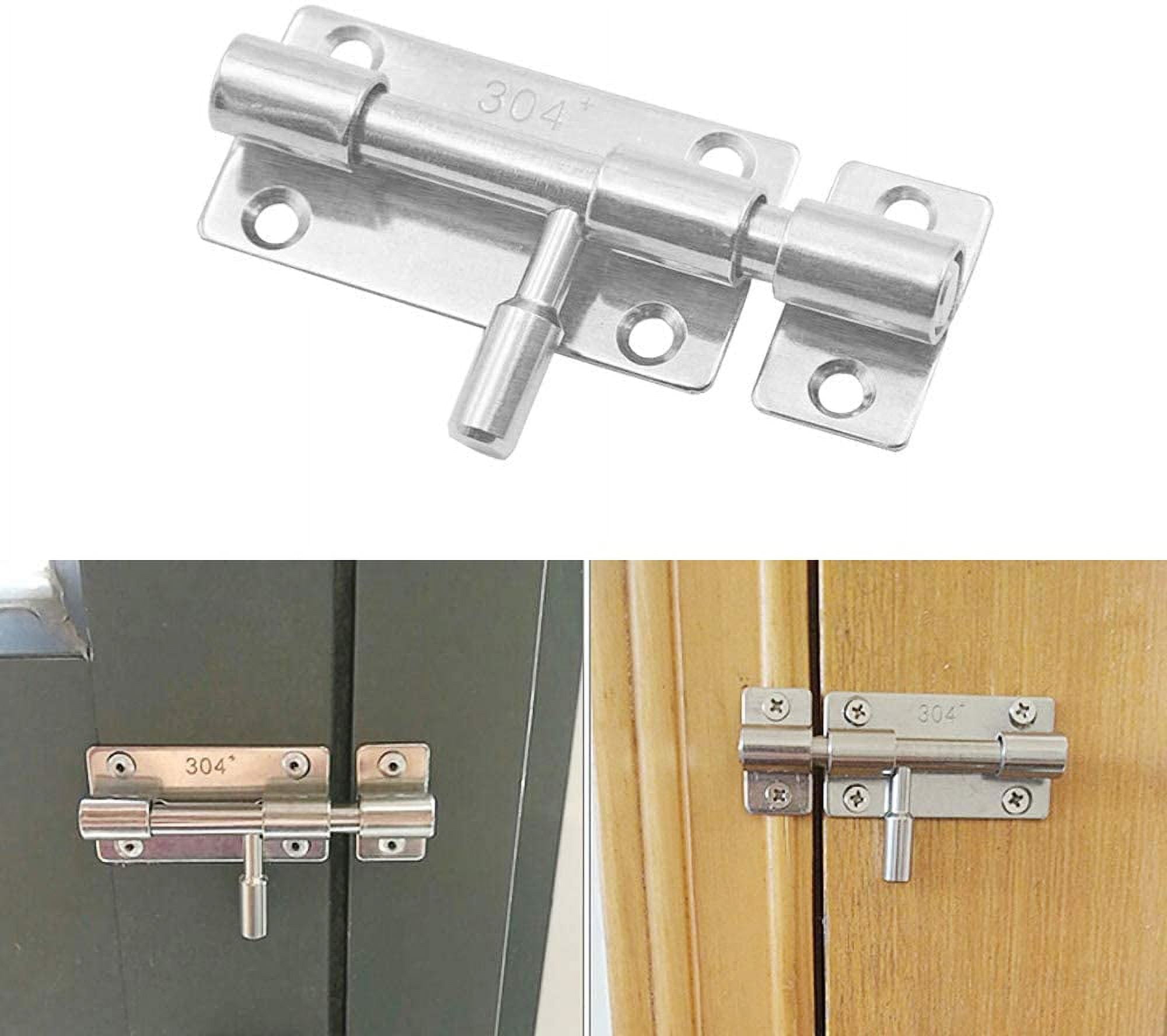 304 Stainless Steel Stall Lock or Padlock Latch - Latch Lock Padlock ...