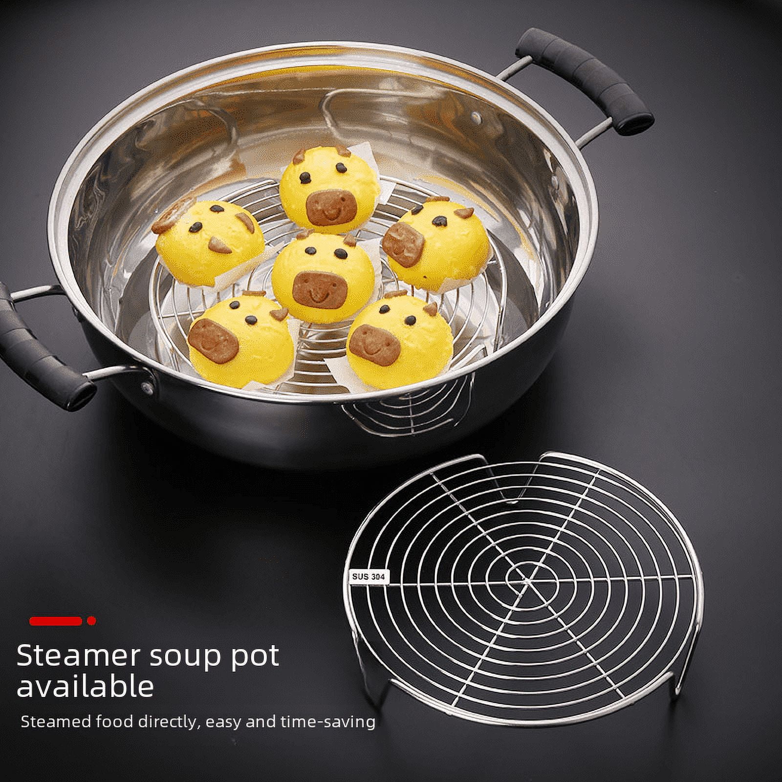 304 Stainless Steel Steaming Plate Grilling Net Steaming Drawer ...