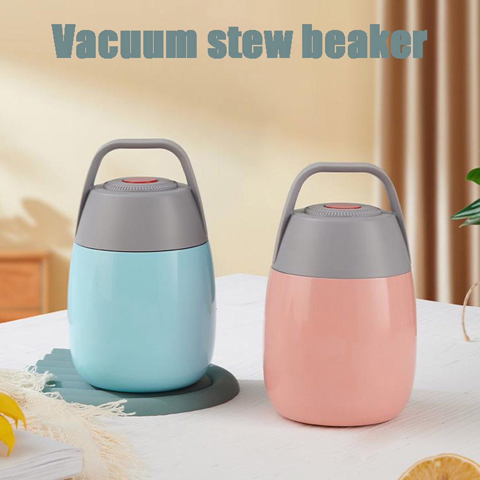 304 Stainless Steel Stew Pot, Portable Lunch Tupperware, Secure Lid ...