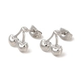 304 Stainless Steel Stud Earrings for Women Cherry Stainless Steel ...