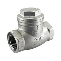 clearance DN32 Stainless Steel One Way Swing Check Valve Female Thread ...
