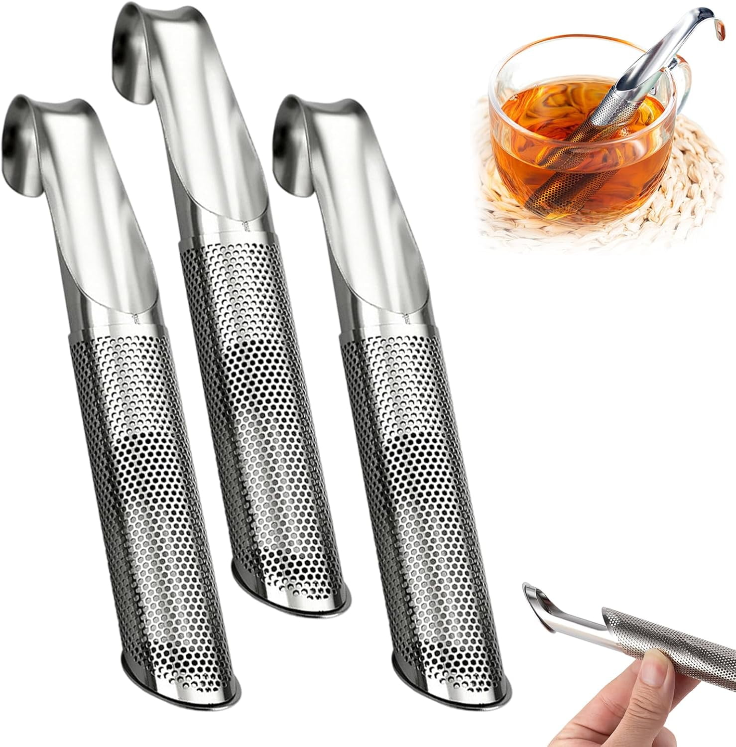 304 Stainless Steel Tea Diffuser, 2025 New Loose Leaf Tea Infuser ...