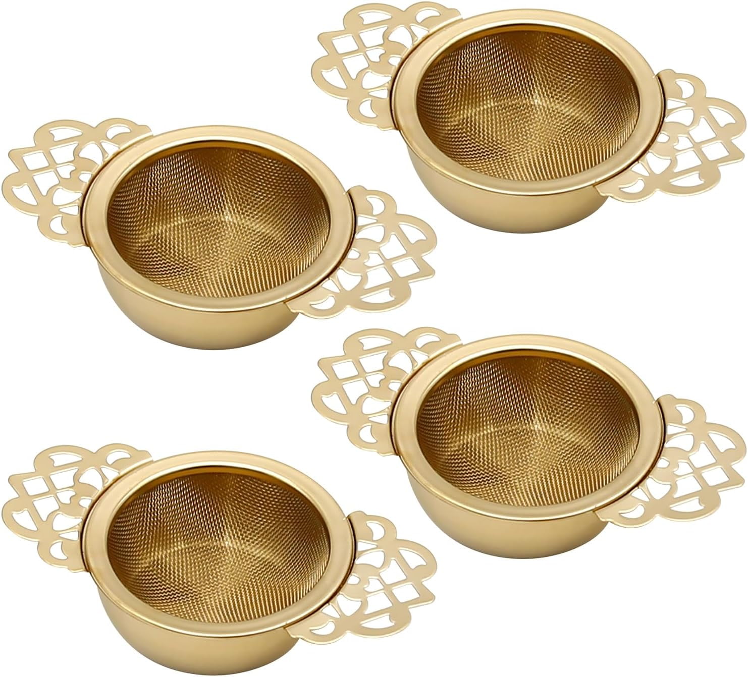 304 Stainless Steel Tea Drain Strainer Tea Filter Mesh Tea Drip Bowls ...