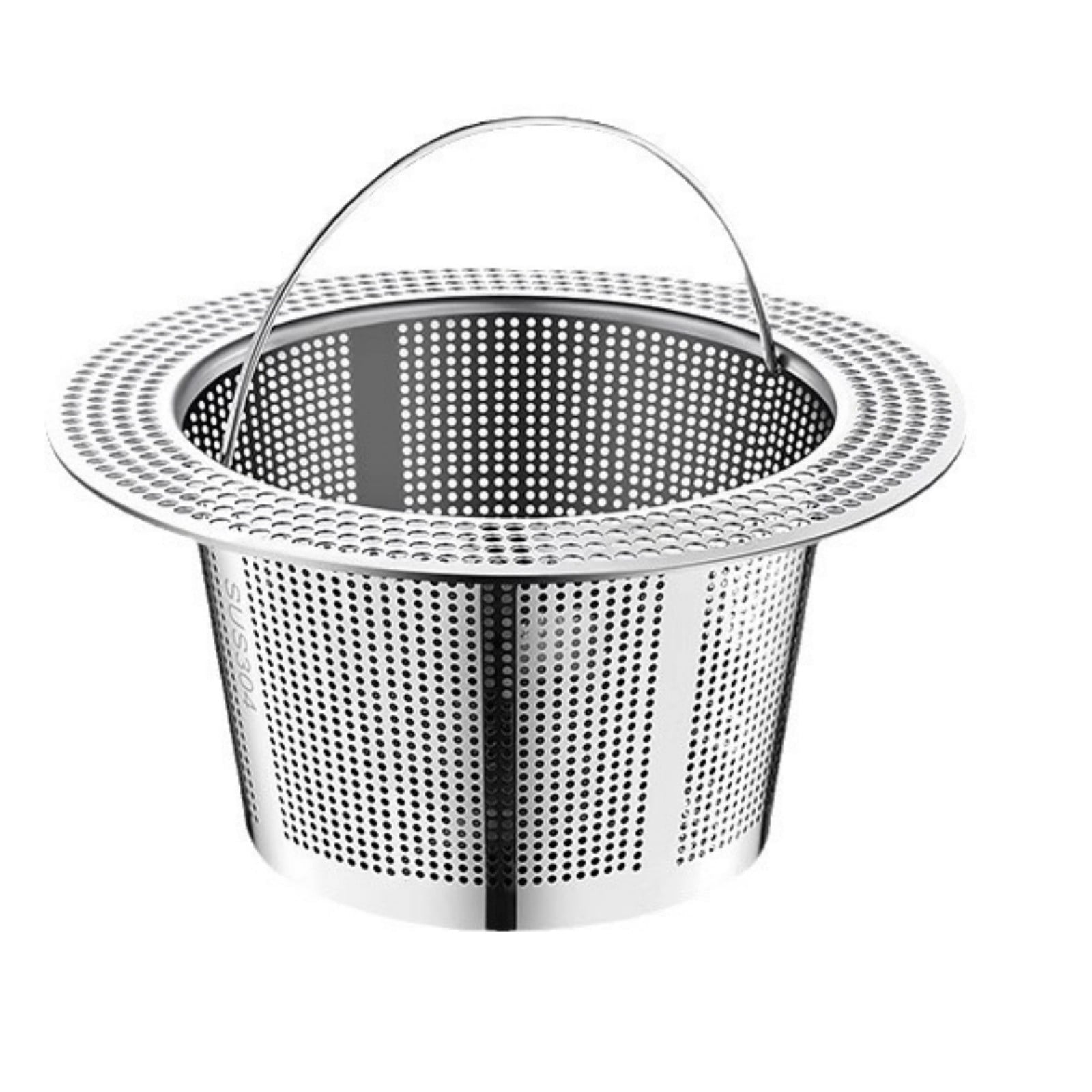 304 Stainless Steel Tea Infuser with Lid & Folding Handle, Fine Mesh ...