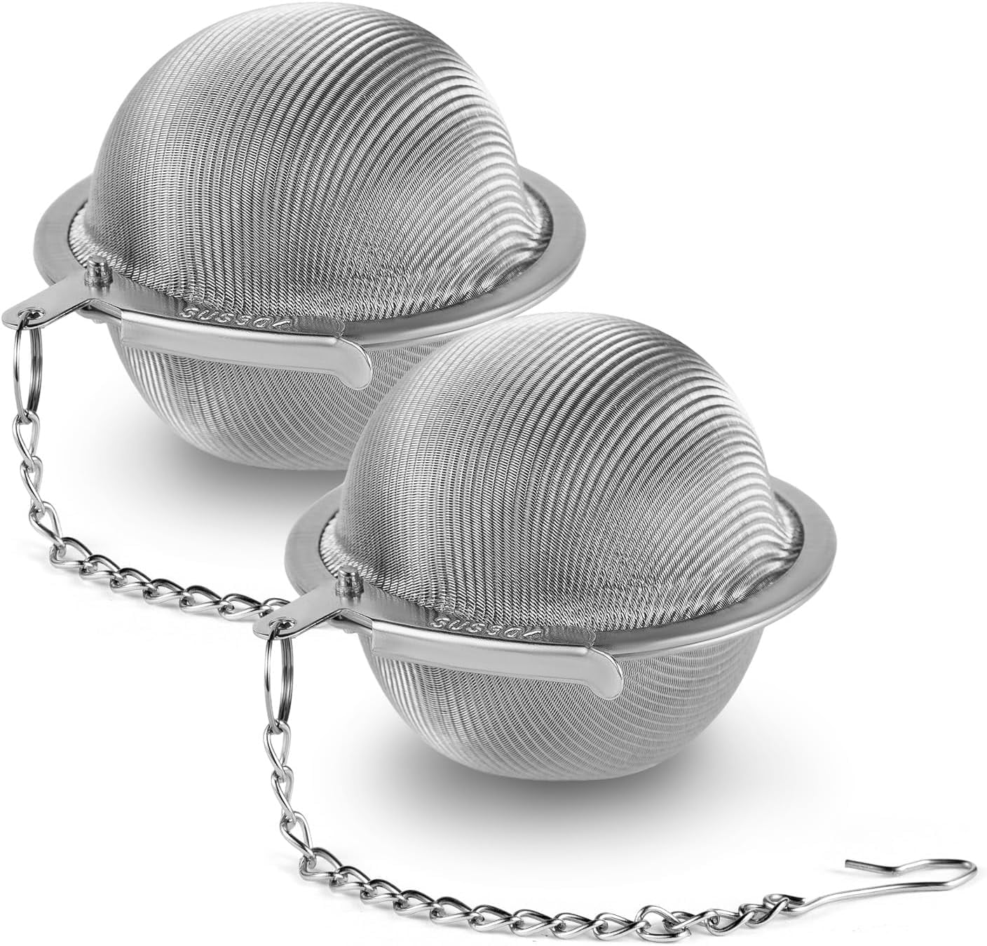 304 Stainless Steel Tea Strainers for Loose Tea Infuser Ball, Extra ...