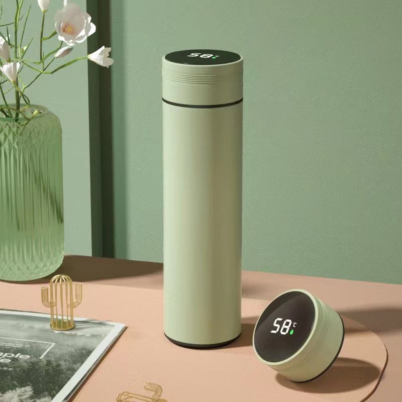 304 Stainless Steel Thermos Cup Smart Display Temperature Vacuum Water ...
