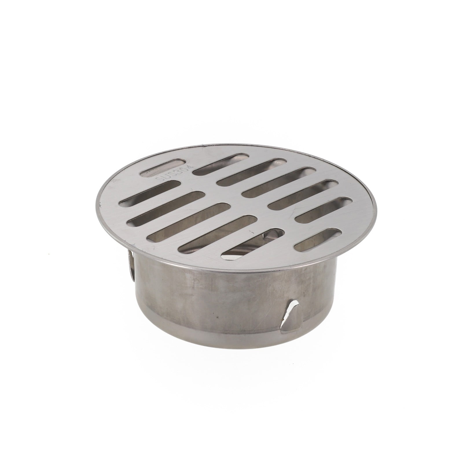 304 Stainless Steel Thicken Drainage Roof Patio Round Flat Floor Drain ...