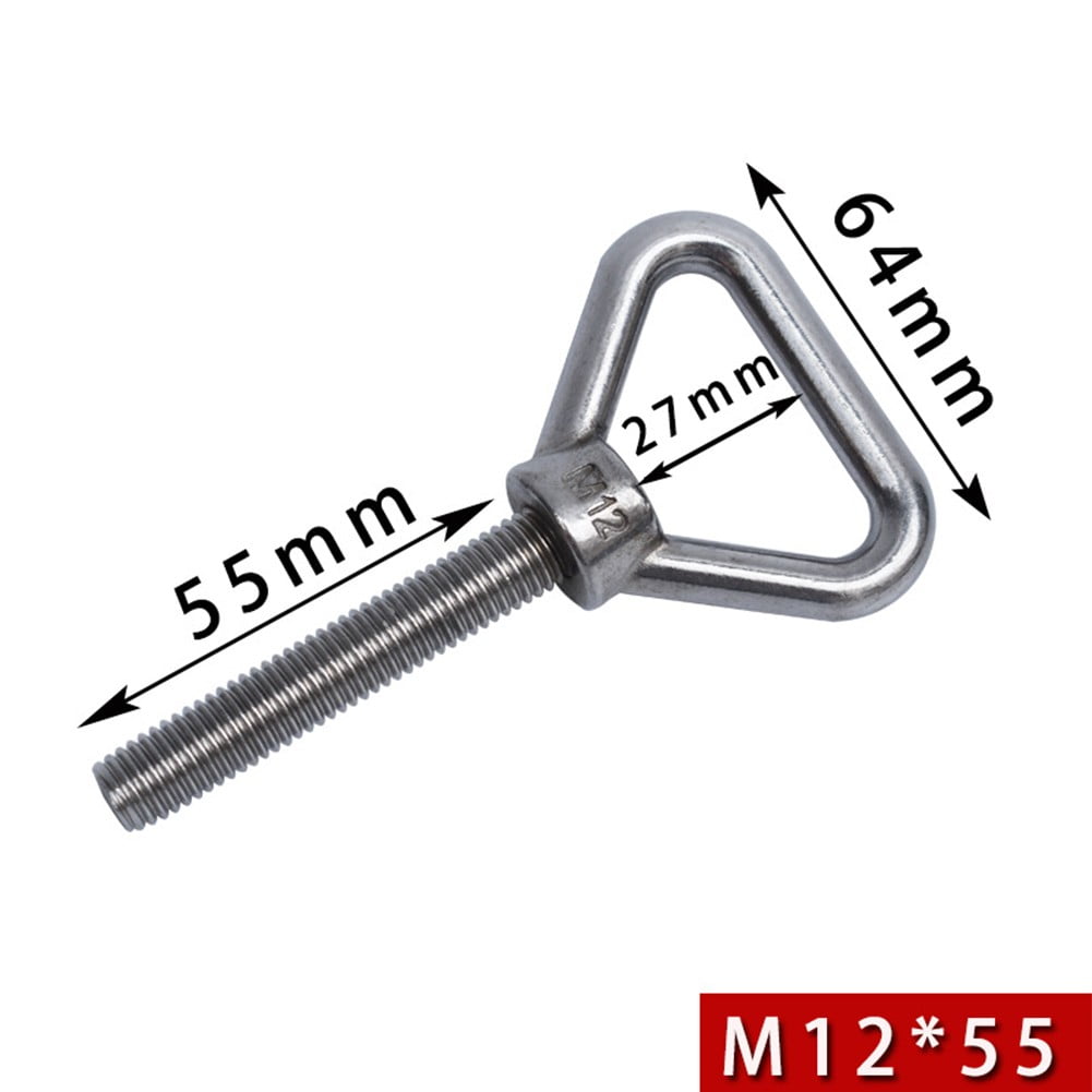 304 Stainless Steel Triangle Eye Bolt: Rust-Resistant M8/M10 Lifting ...