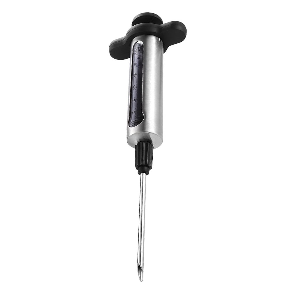 304 Stainless Steel Turkey Meat Injector Syringe Marinade Meat Injector ...