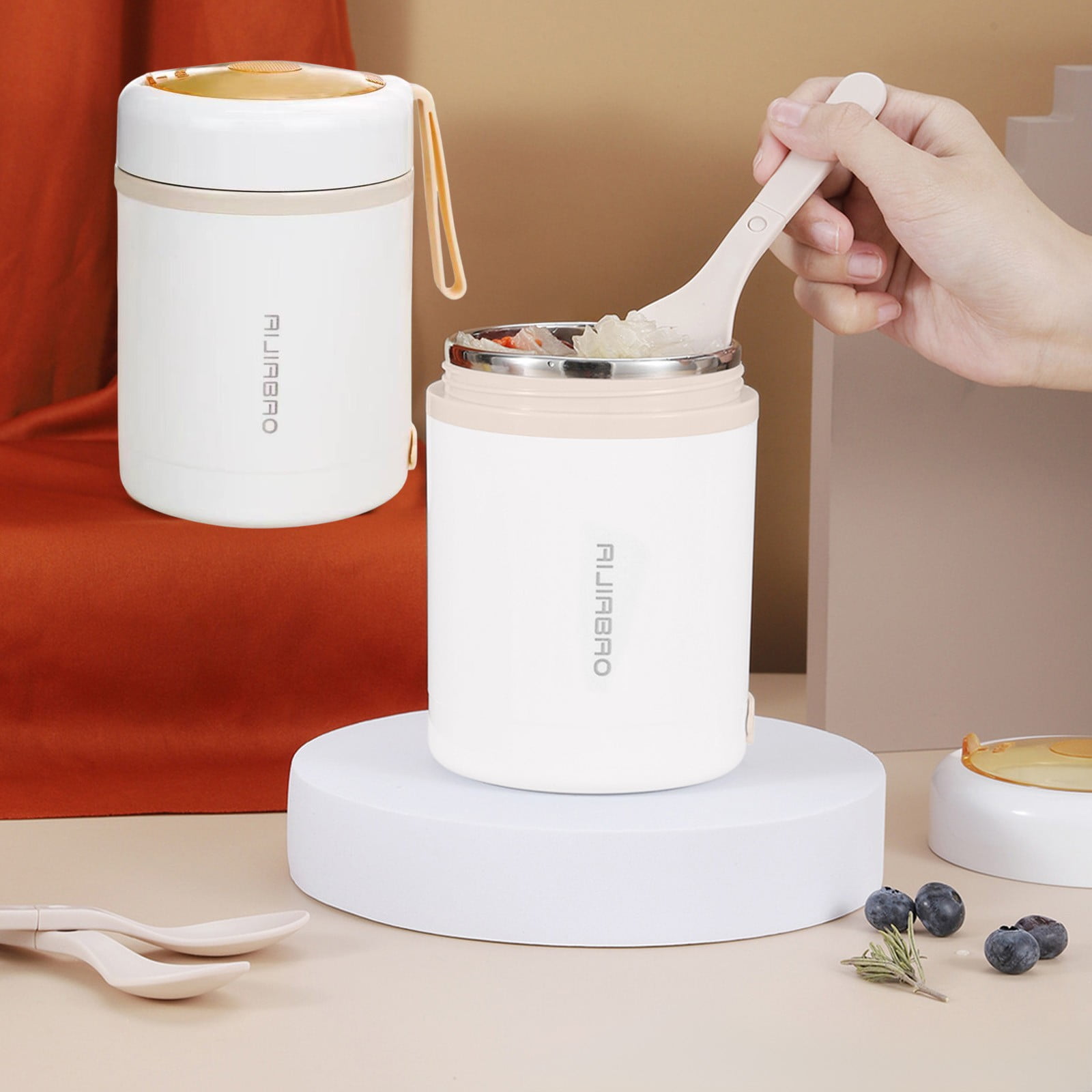 304 Stainless Steel USB Heating Lunch Large Capacity Insulated ...