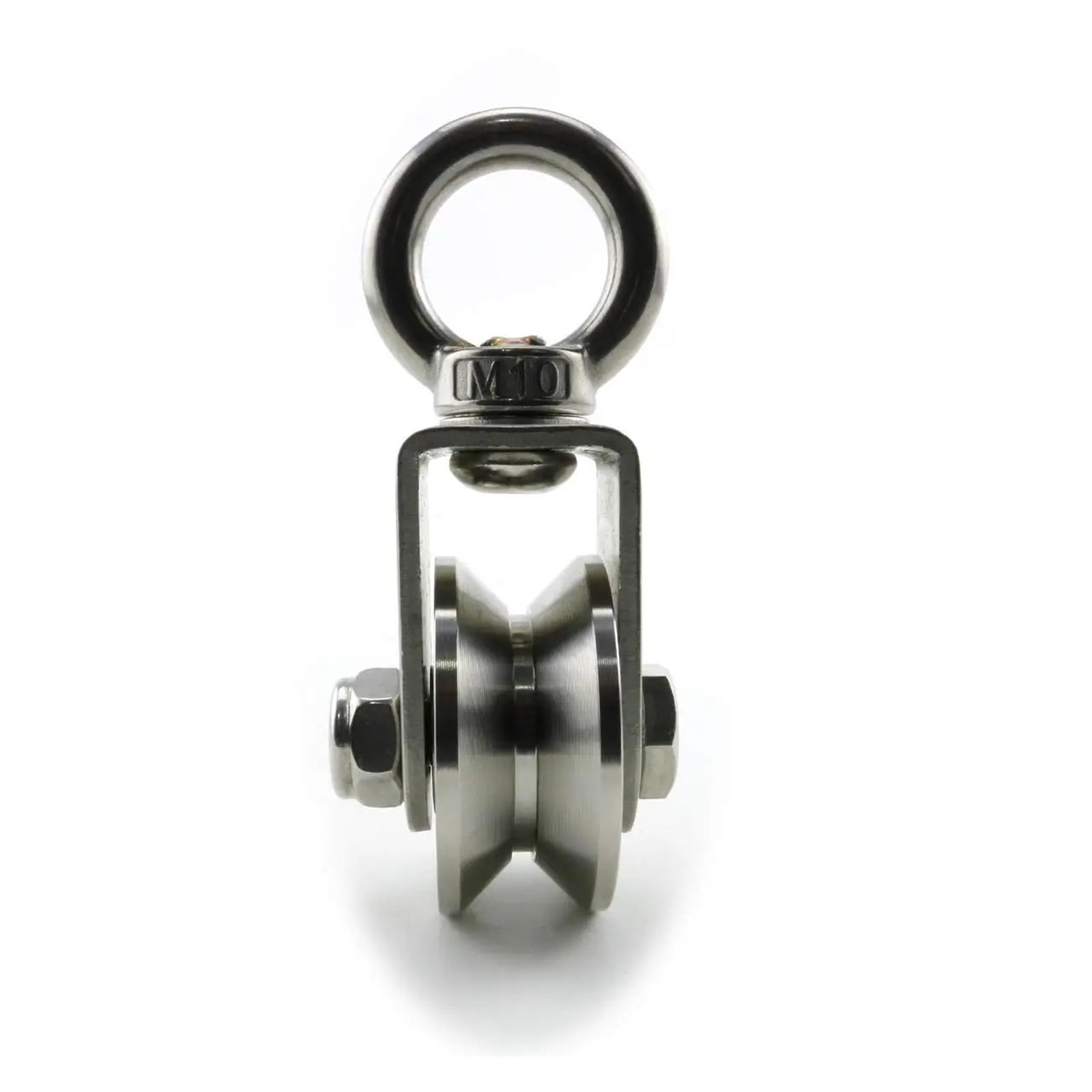 304 Stainless Steel V Type Swivel Pulley, Duplex Bearing Super-Silent ...