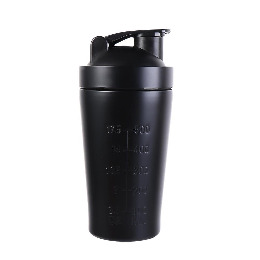 304 Stainless Steel Whey Shakes Cup 500ml/750ml with Scale Protein ...
