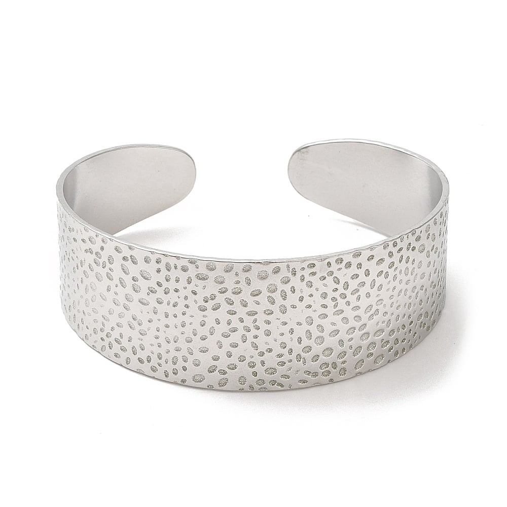 304 Stainless Steel Wide Open Cuff Bangles Jewelry for Women Stainless ...
