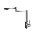 304 Stainless Steel Wire Drawing Hot And Cold Kitchen Faucet Kitchen ...