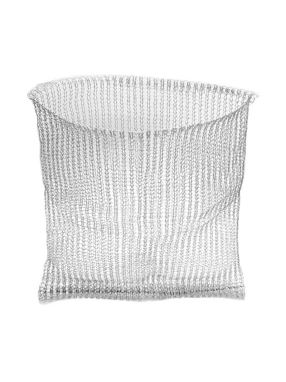 304 Stainless Steel Wire Knitted Mesh Bag Plants Root Pouches Basket ...