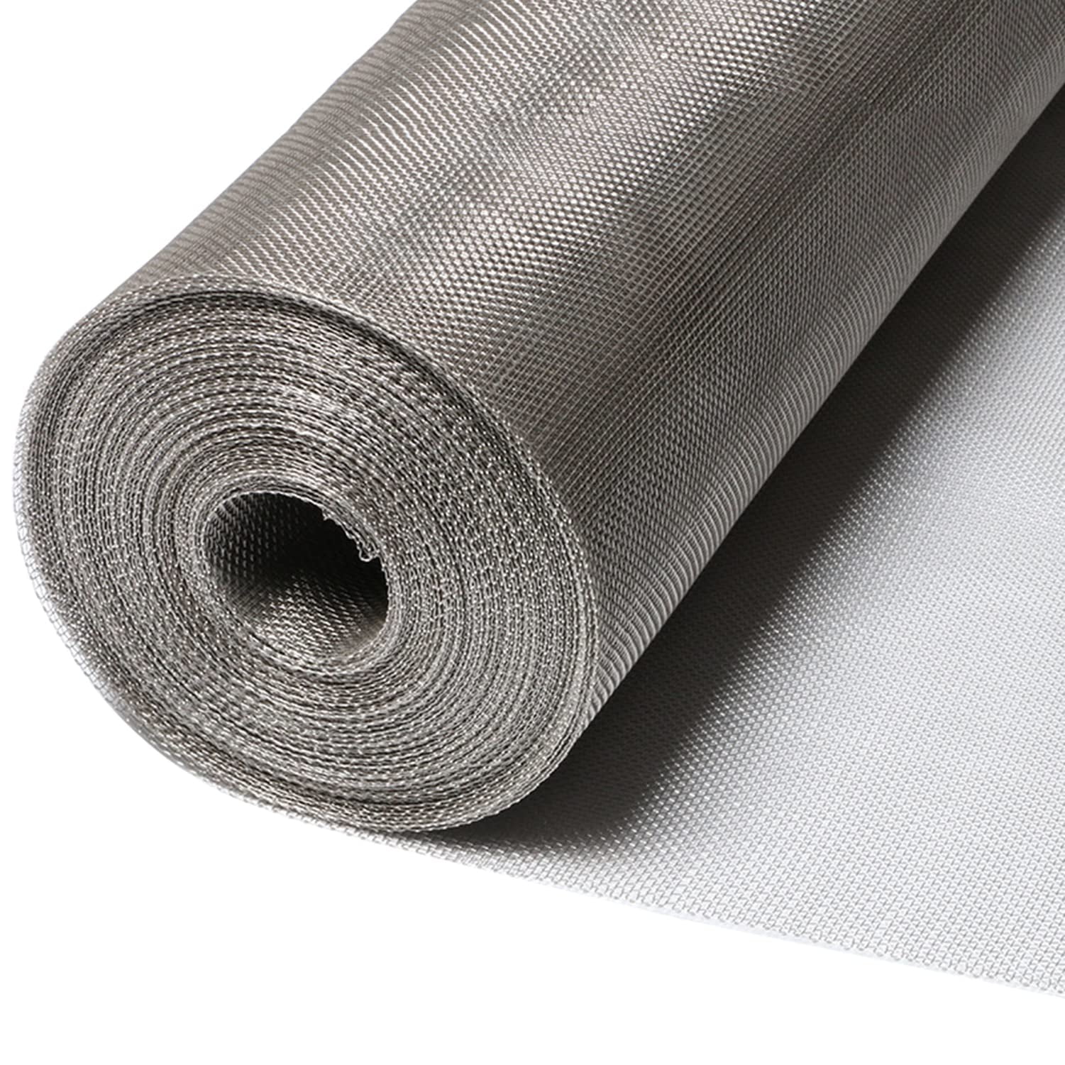 304 Stainless Steel Woven Wire - 2mm Hole - 10 Mesh - Hard and Heat Resisting - Metal Mesh ...