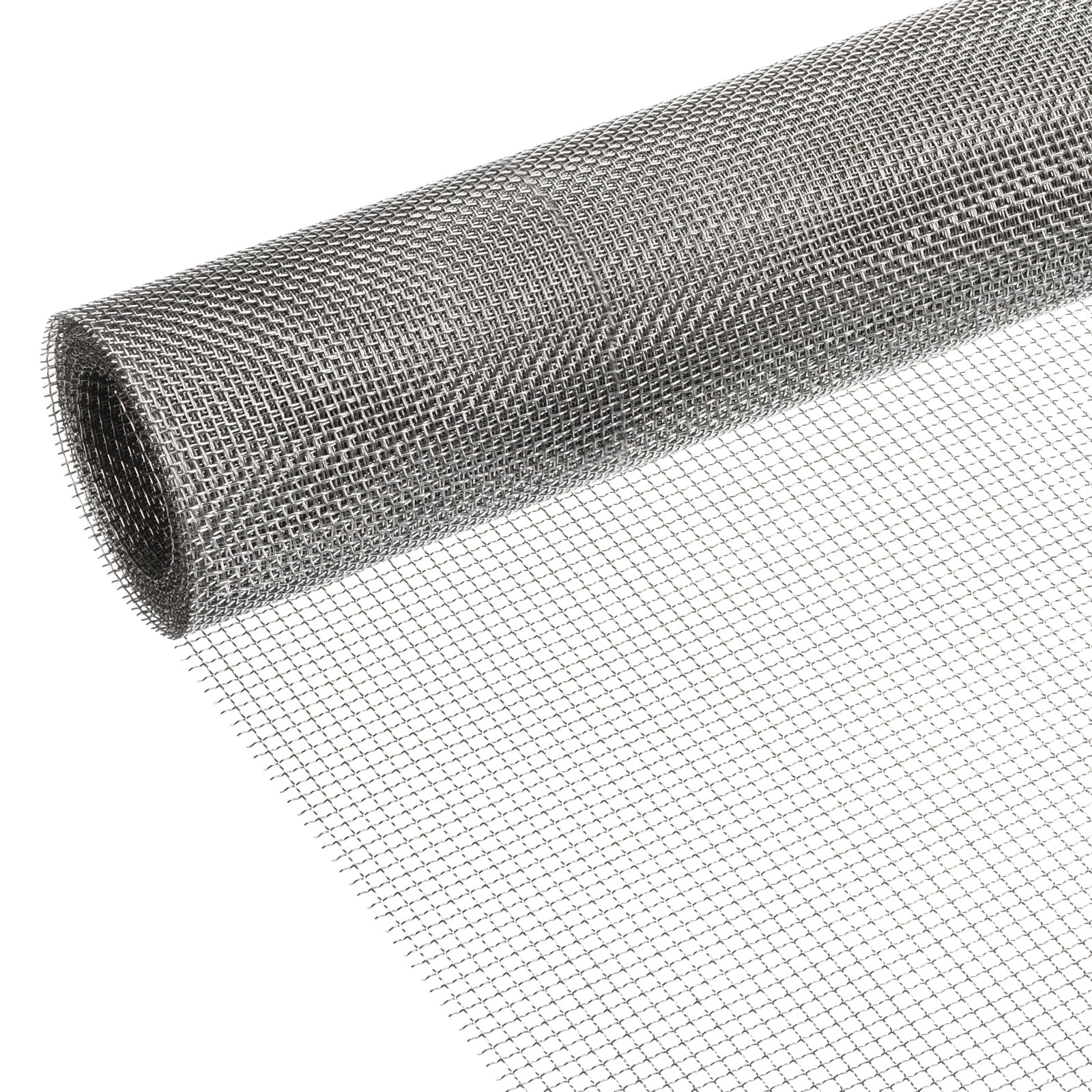 304 Stainless Steel Woven Wire Mesh Screen, Air Vent Mesh, 15.7" x 10 ...