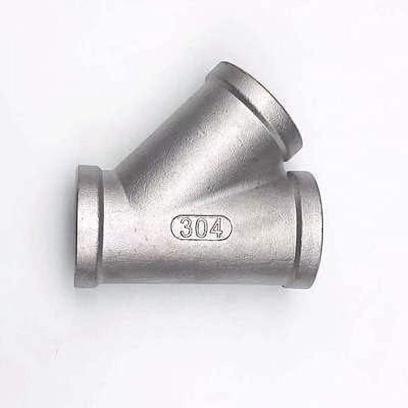 304 Stainless Steel Y-way Internal Thread 45 Degree Inclined Tee ...