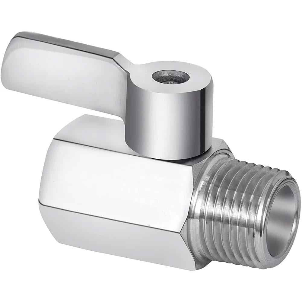304 Stainless steel mini small ball valve inner and P2U9 wire va mini ...
