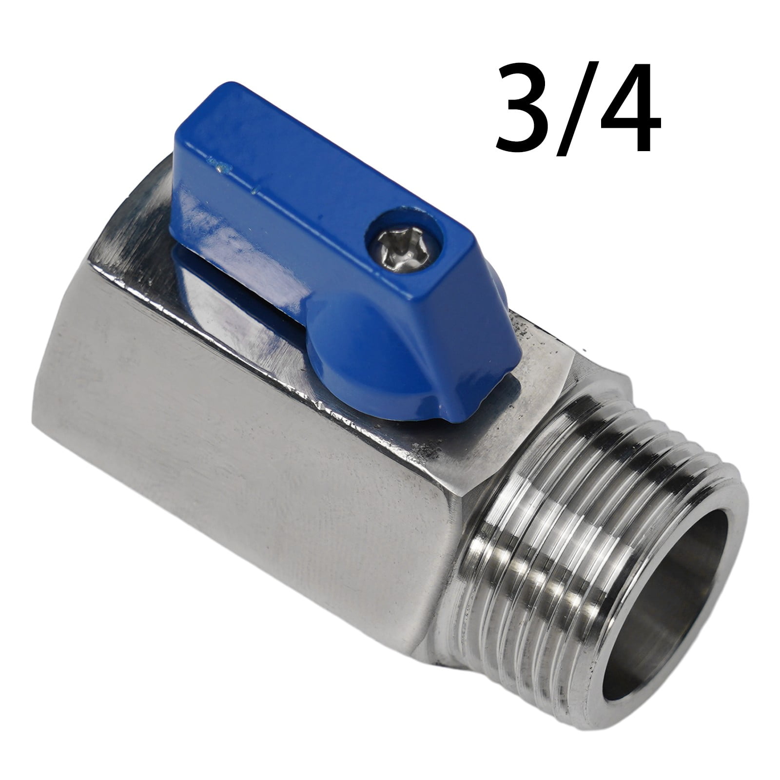 304 Stainless steel mini small ball valve inner and outer wire mini ...